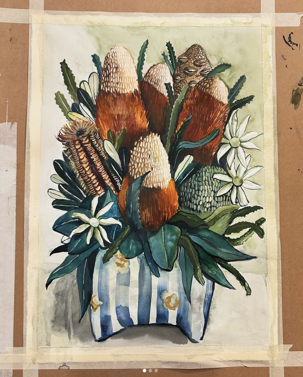 Bridgets' Vase Original Artwork | Emma Morgan
